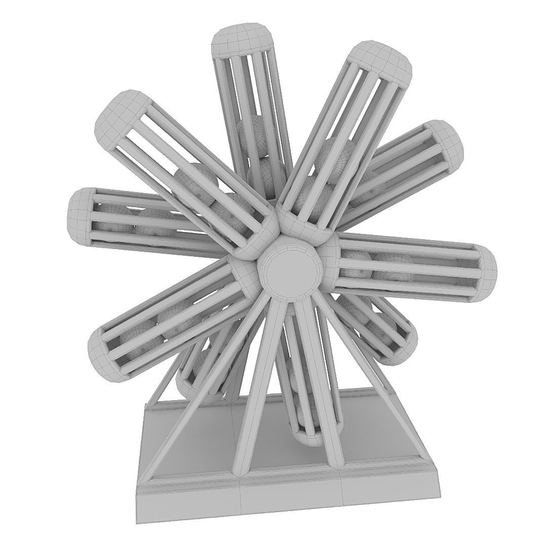 Wheel animation with layers 3D model animated | CGTrader