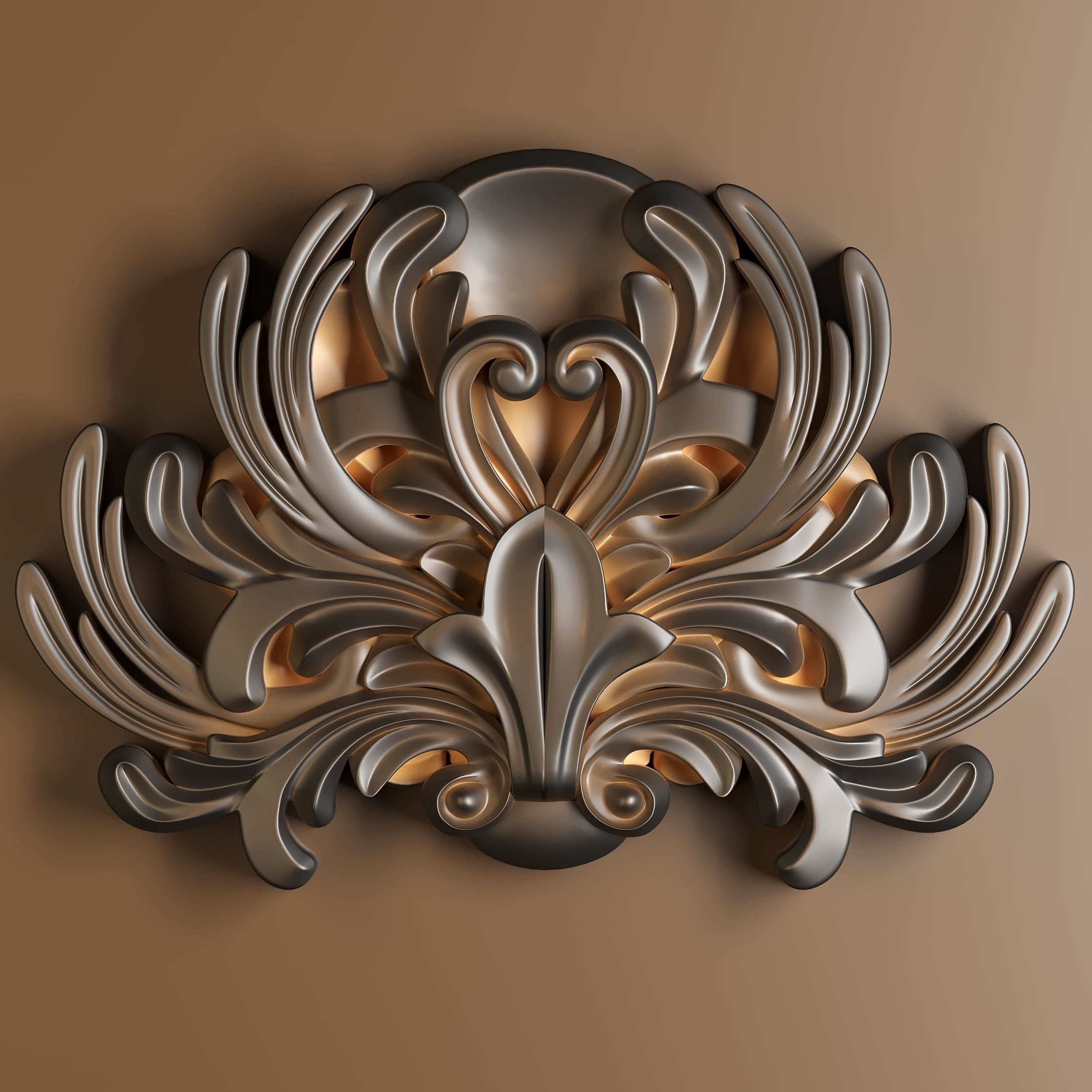 Collection of applied architectural ornaments 3D model | CGTrader