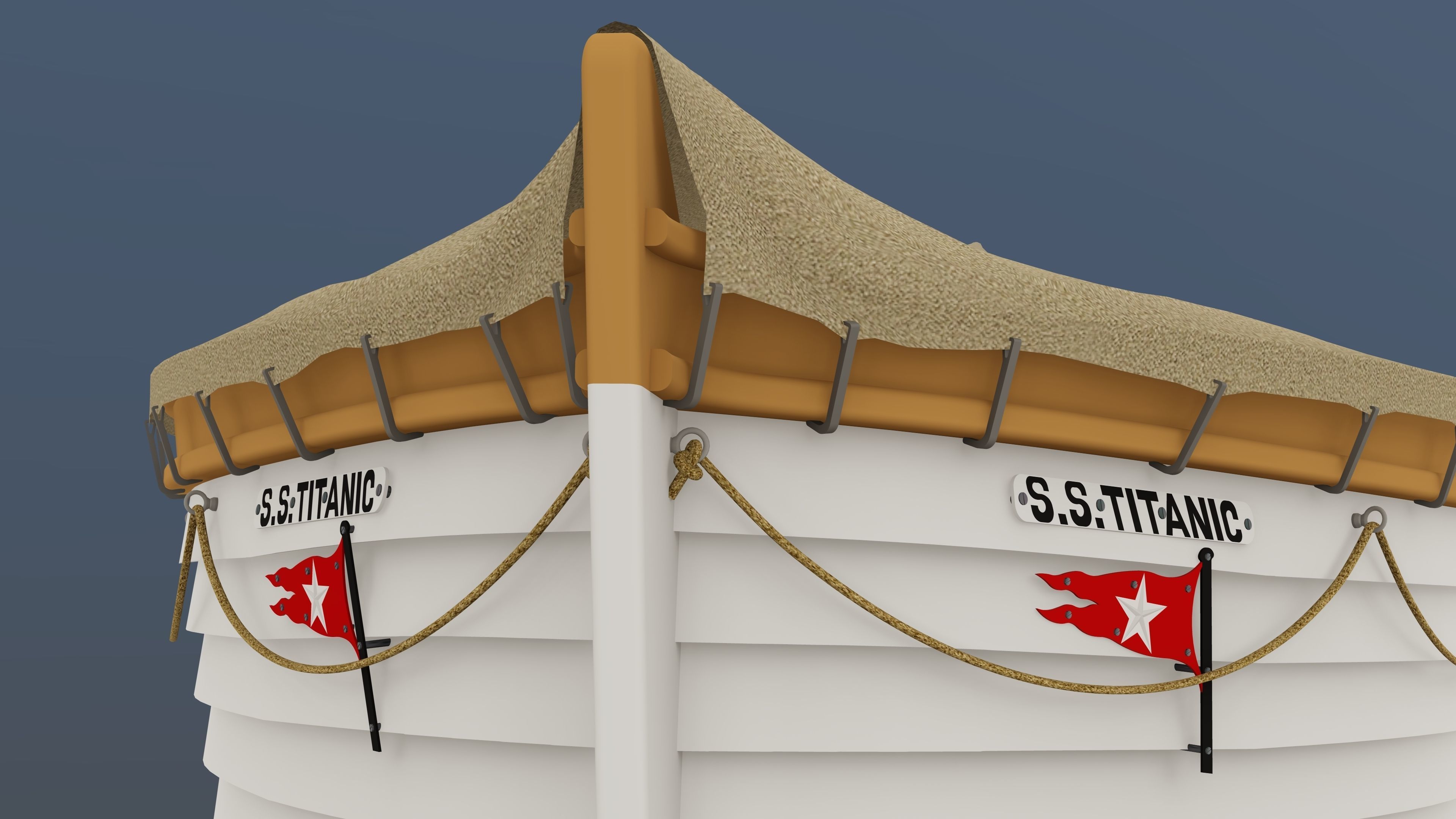 RMS Titanic Lifeboat 3D model | CGTrader