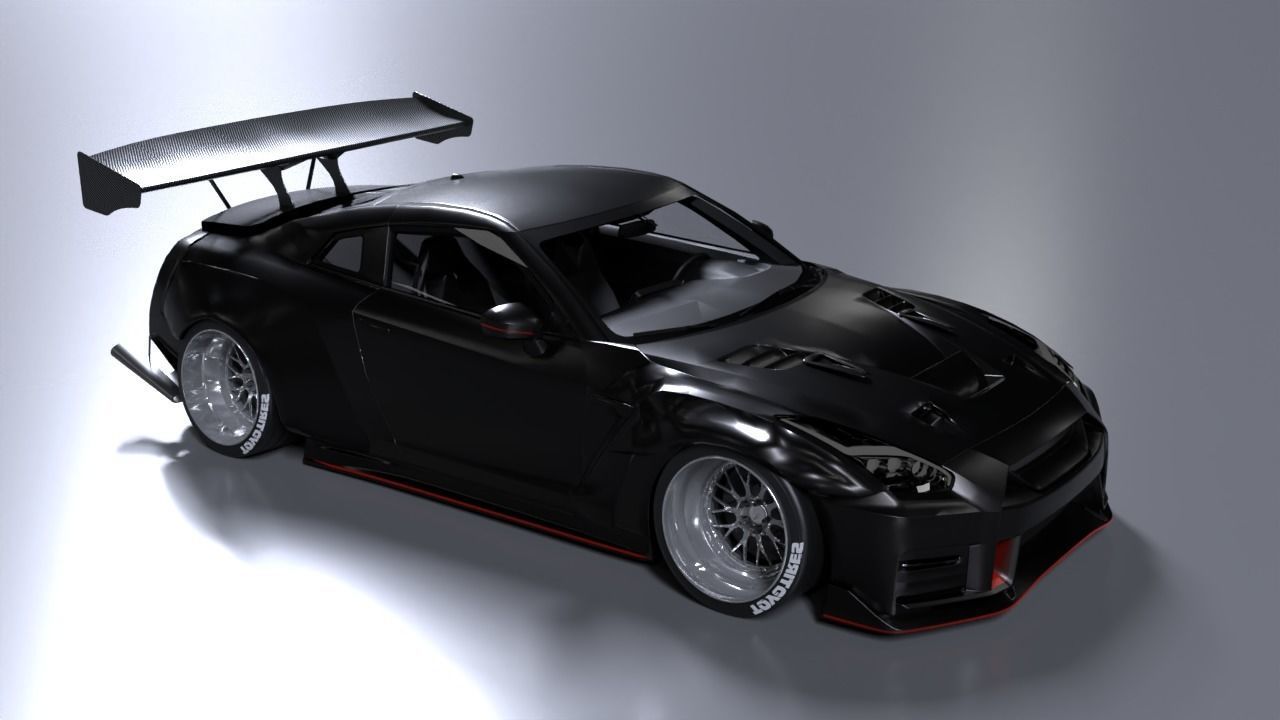 Nissan GTR 3D model | CGTrader