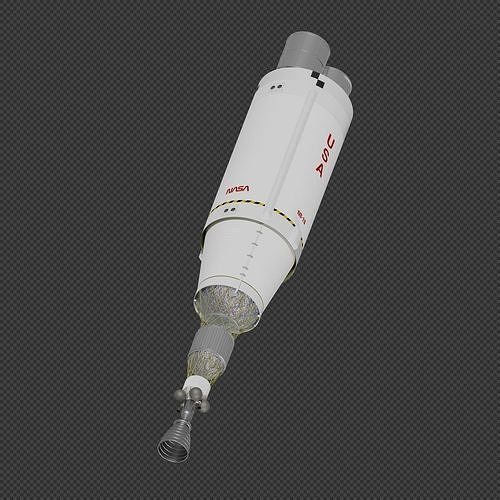 NASA Nuclear Shuttle 3D model | CGTrader