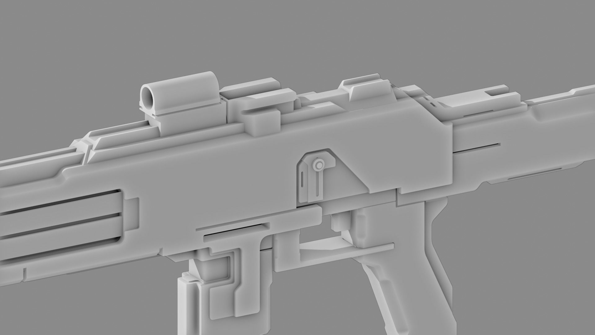 Assault Rifle Concept 2204 free VR / AR / low-poly 3D model | CGTrader