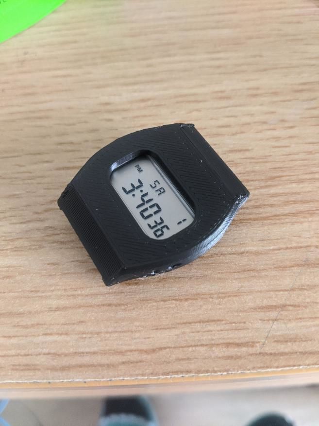 Casio F91W 3D printed case With STEP File for Casio module 593 3D model ...