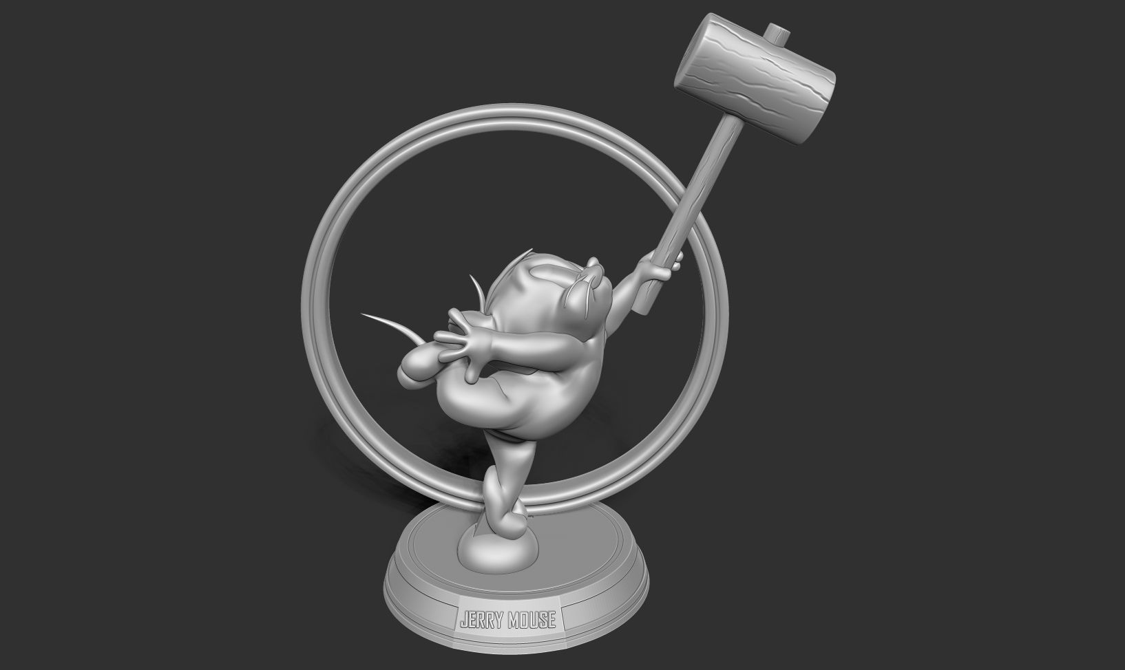 Jerry Mouse 3D model 3D printable | CGTrader