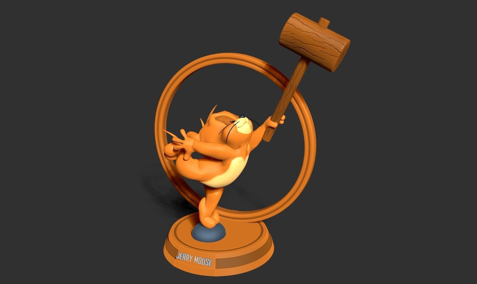 Jerry Mouse 3D model 3D printable | CGTrader