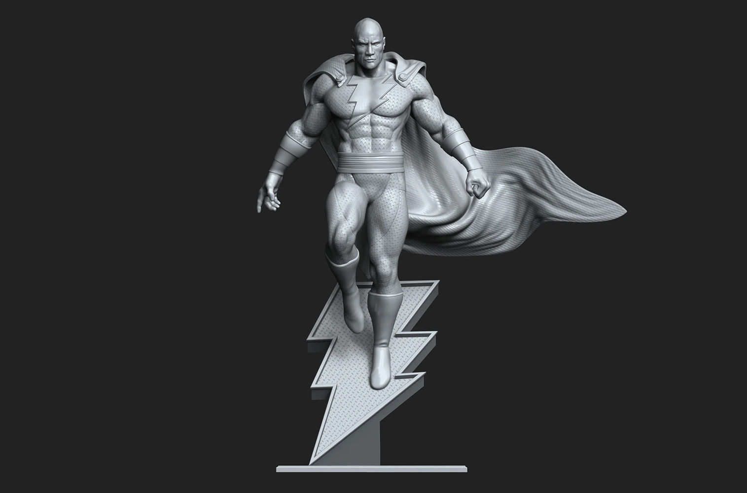 Black Adam 3D Model Ready to Print STL 3D model 3D printable | CGTrader
