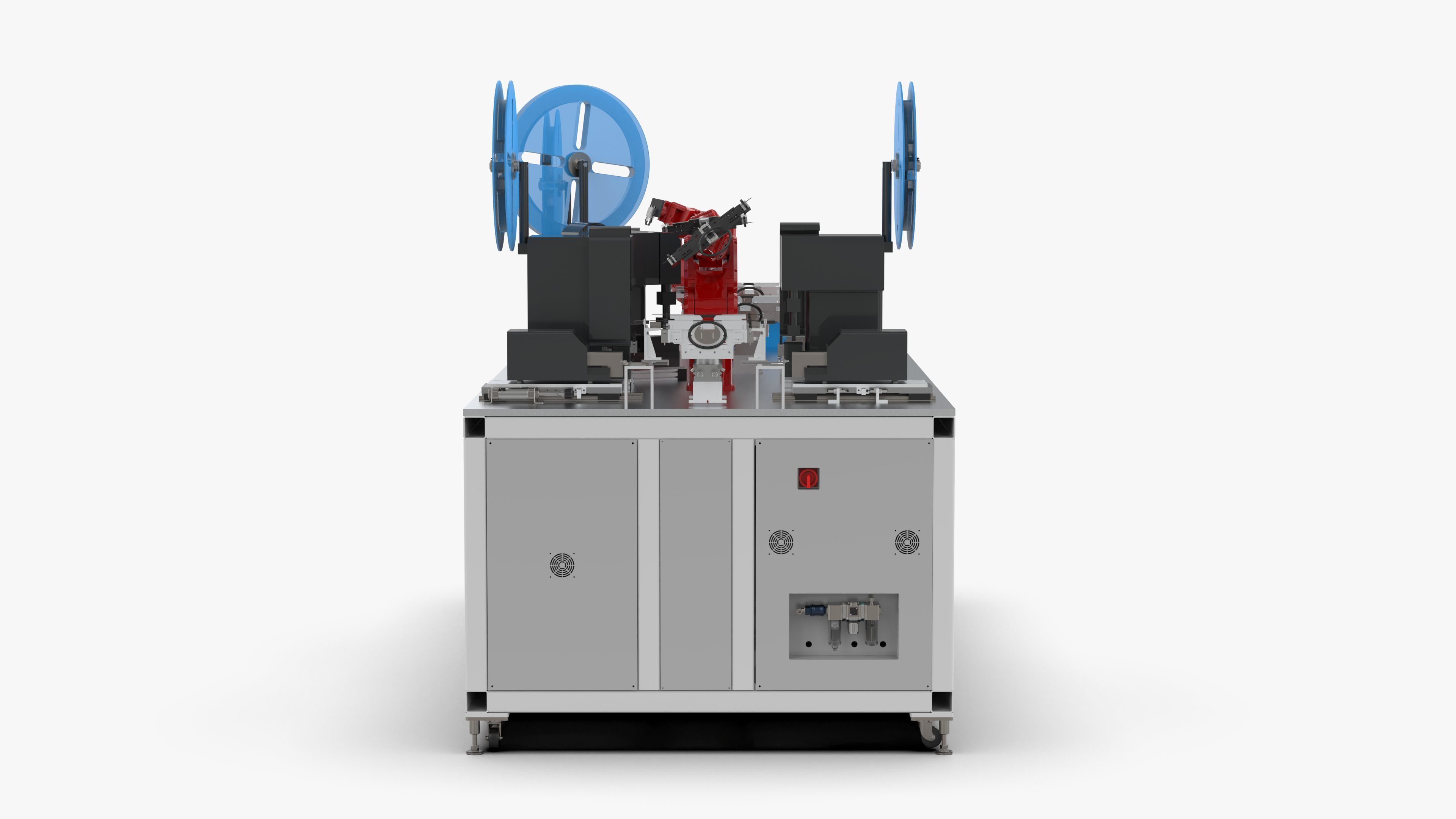 Automatic Wire Processing Machine 3D model | CGTrader
