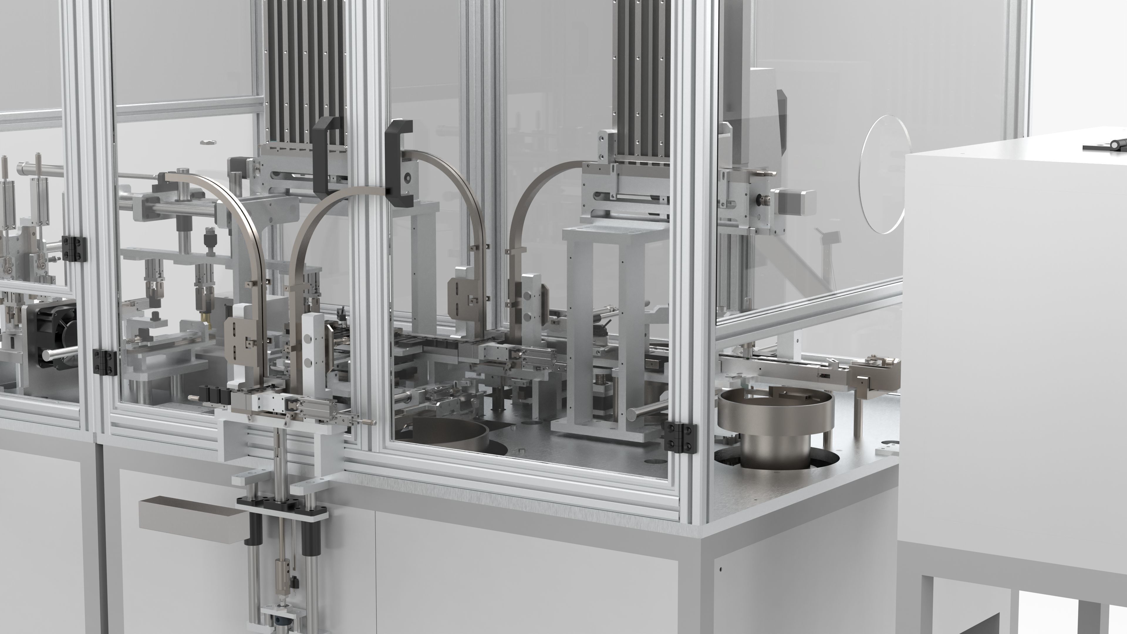 Fully Automatic Magnetic Bottom Assembly Machine 3D model | CGTrader