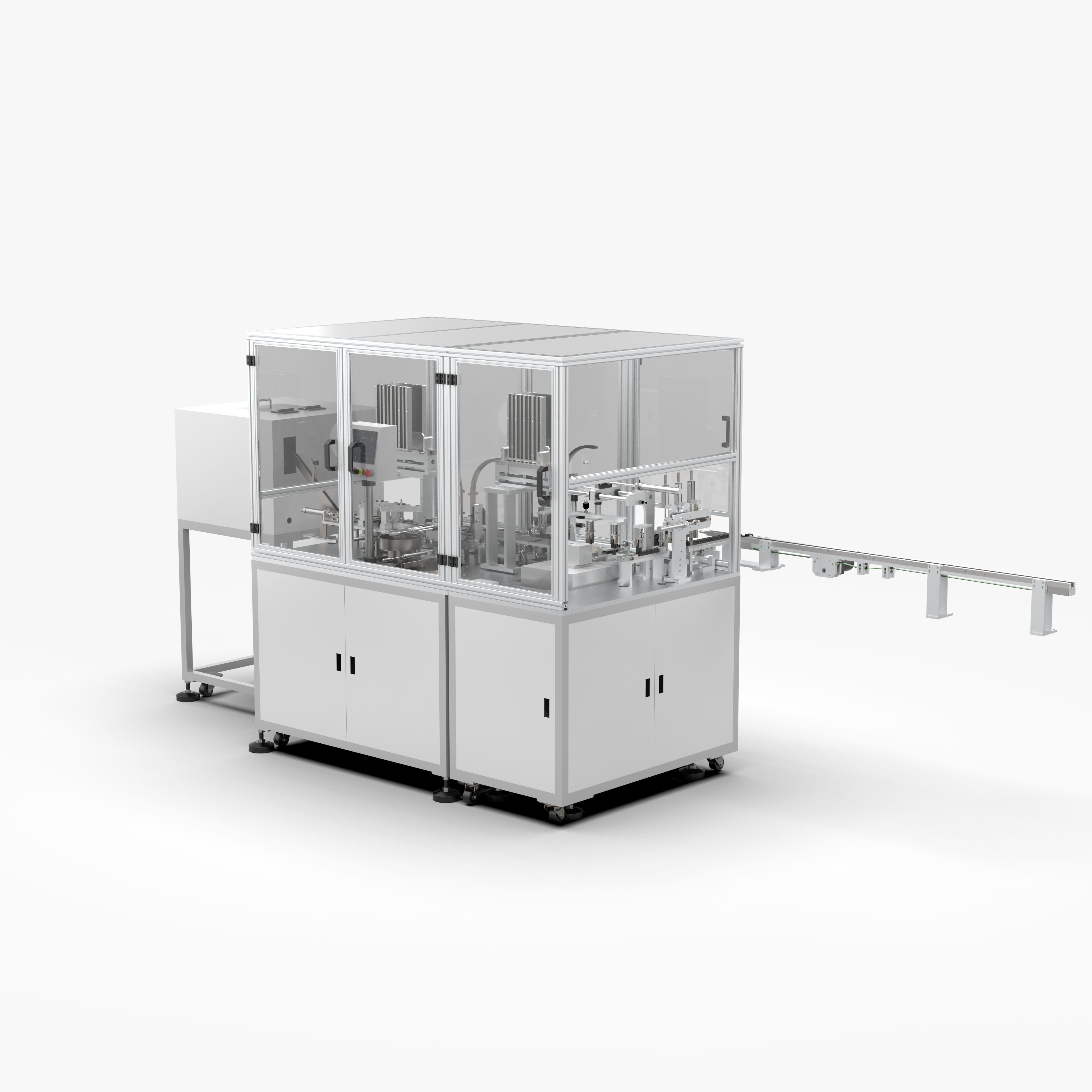 Fully Automatic Magnetic Bottom Assembly Machine 3D model | CGTrader