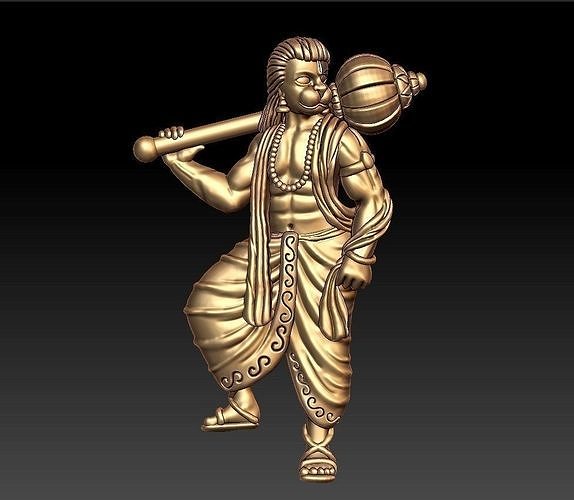 HUNUMAN PENDENT 3D model 3D printable | CGTrader