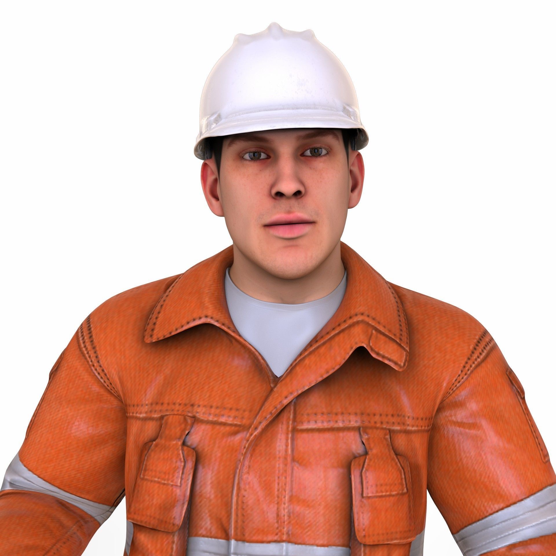 3D model Worker Man rigged Animated VR / AR / low-poly | CGTrader