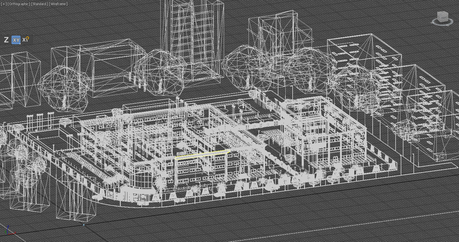 School-School Building-university building 3D model 3D model | CGTrader