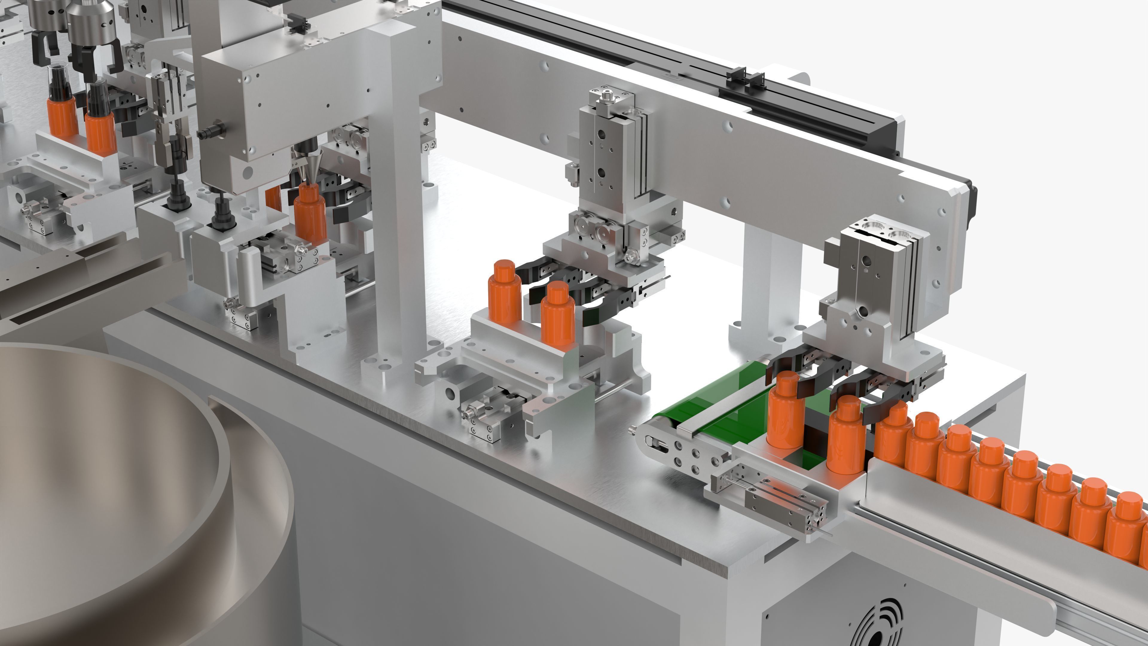 Automatic Perfume Bottle Cap Assembly Machine 3D model | CGTrader