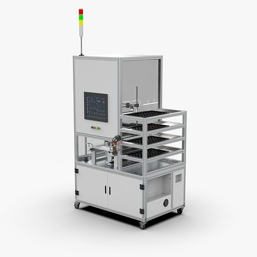 Automatic Electronic Product Visual Inspection Machine 3D model | CGTrader