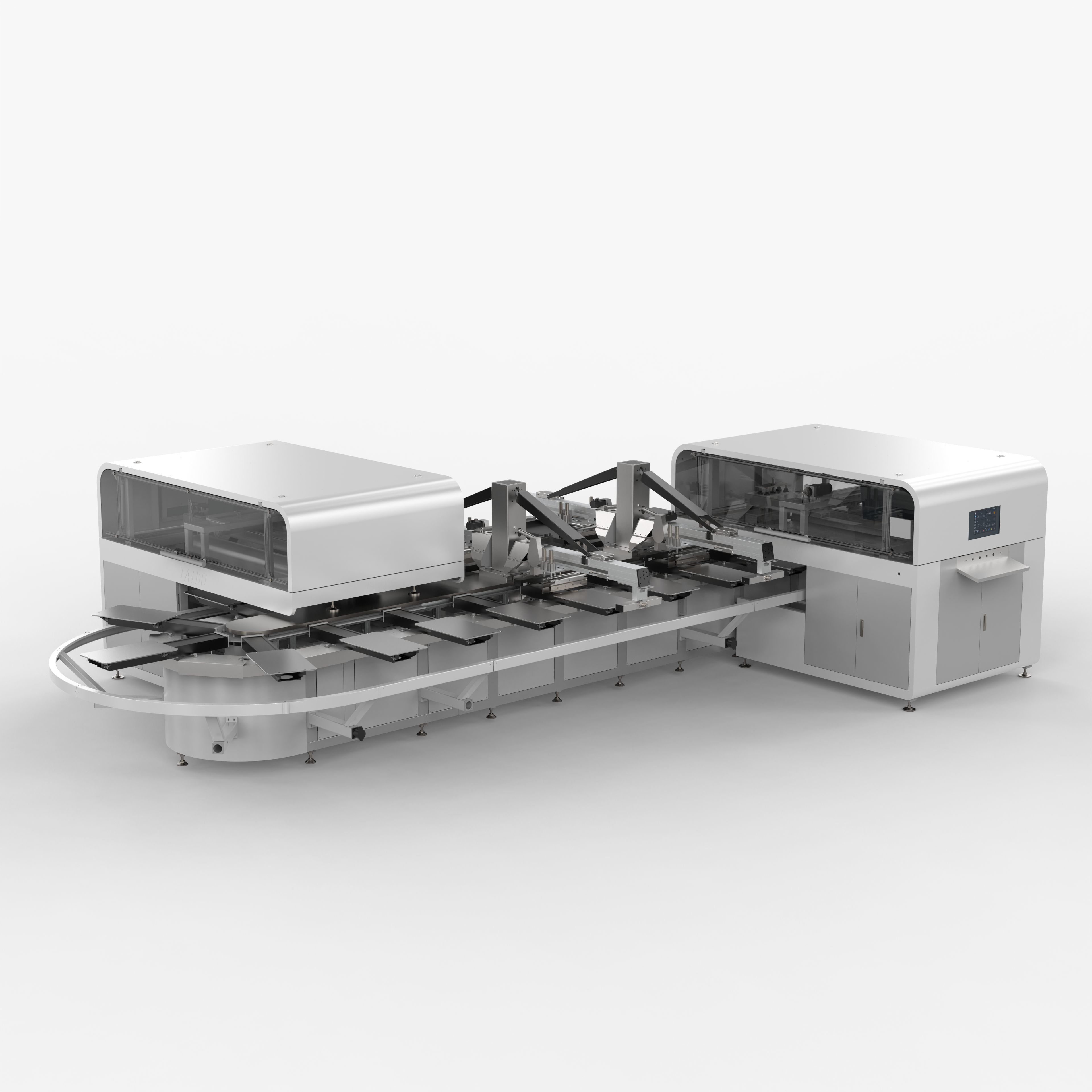 Fully Automatic 24 Station Oval Printing Machine 3D model | CGTrader