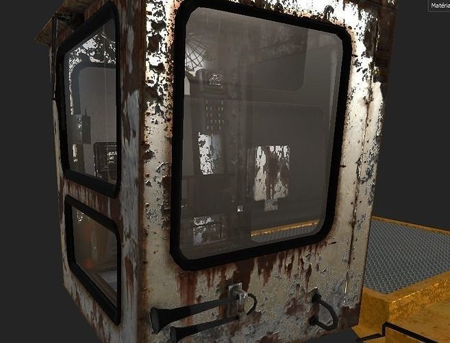 3D model Old Rust Oil Platform VR / AR / low-poly | CGTrader