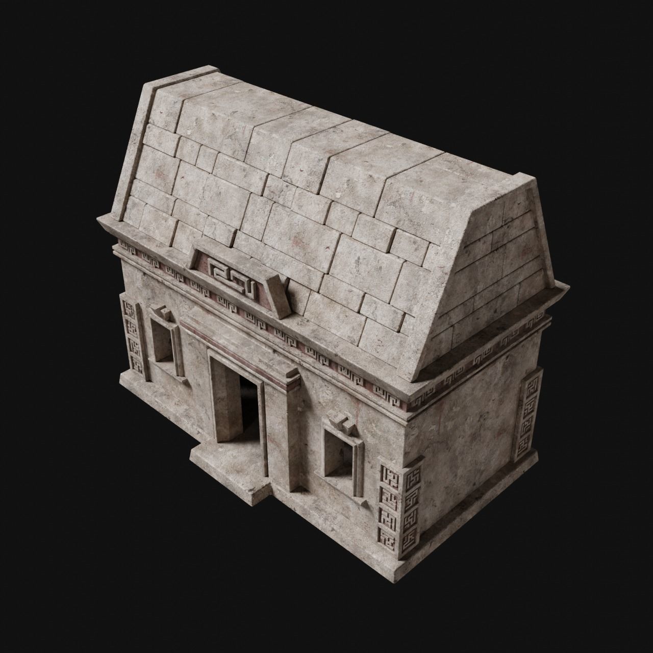 3D model AZTEC MAYAN INCA MESOAMERICA STONE HOUSE TEMPLE COLLECTION VR ...