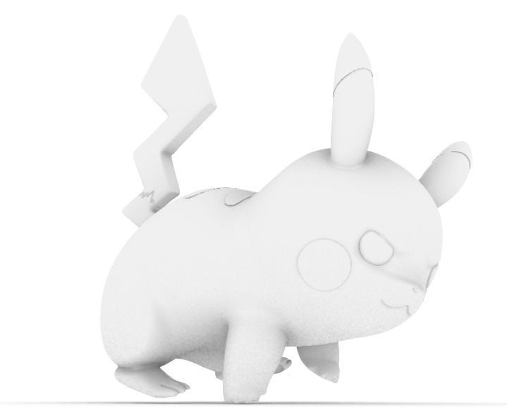 Pikachu by pokemon 3D model 3D printable | CGTrader