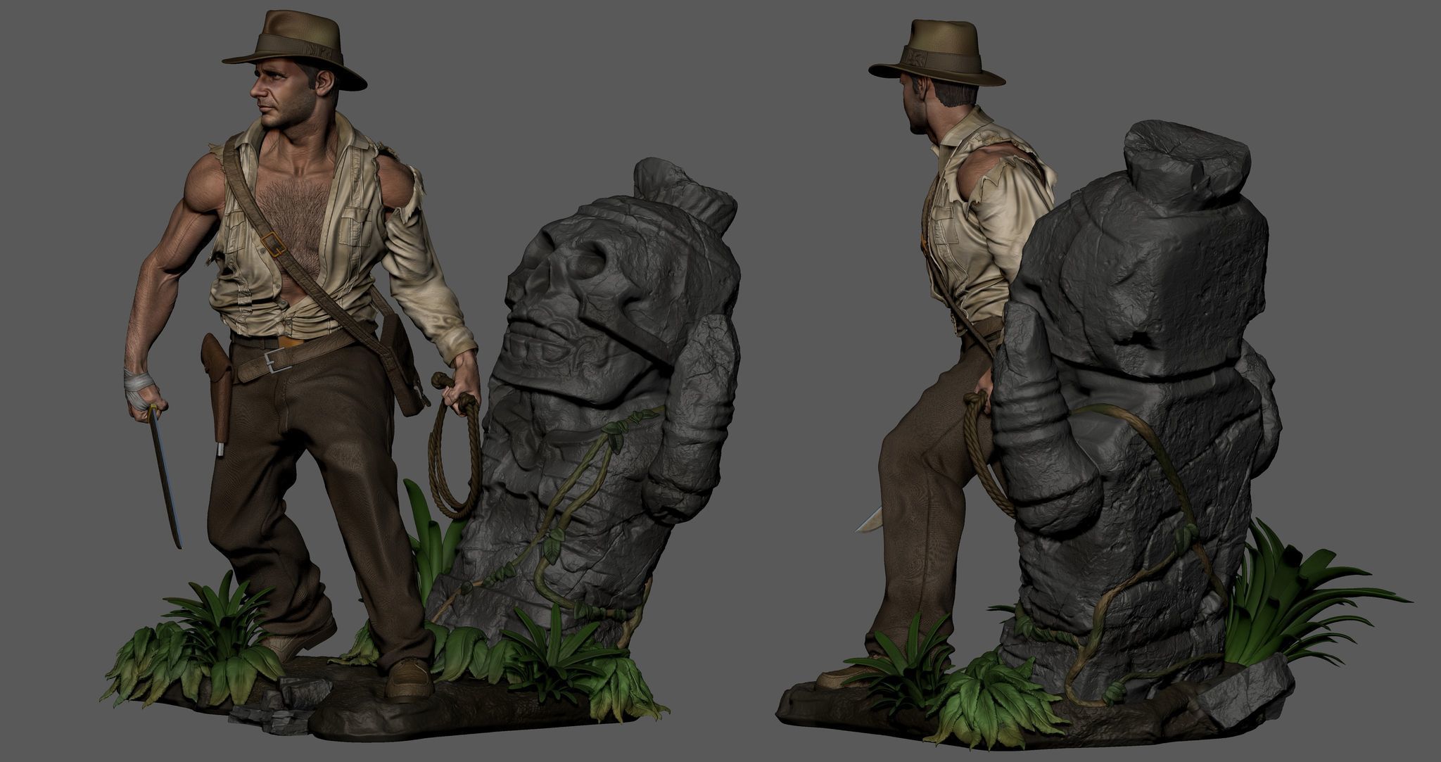 Indiana Jones 3D model 3D printable | CGTrader