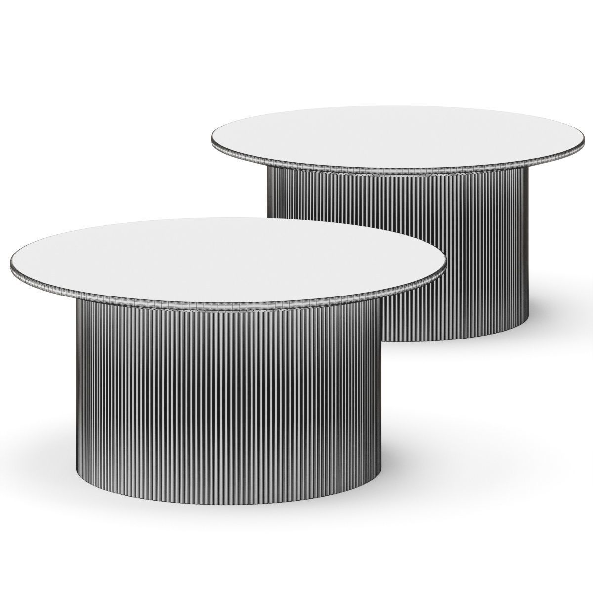 West Elm Ellington Round Coffee Table 3D model | CGTrader