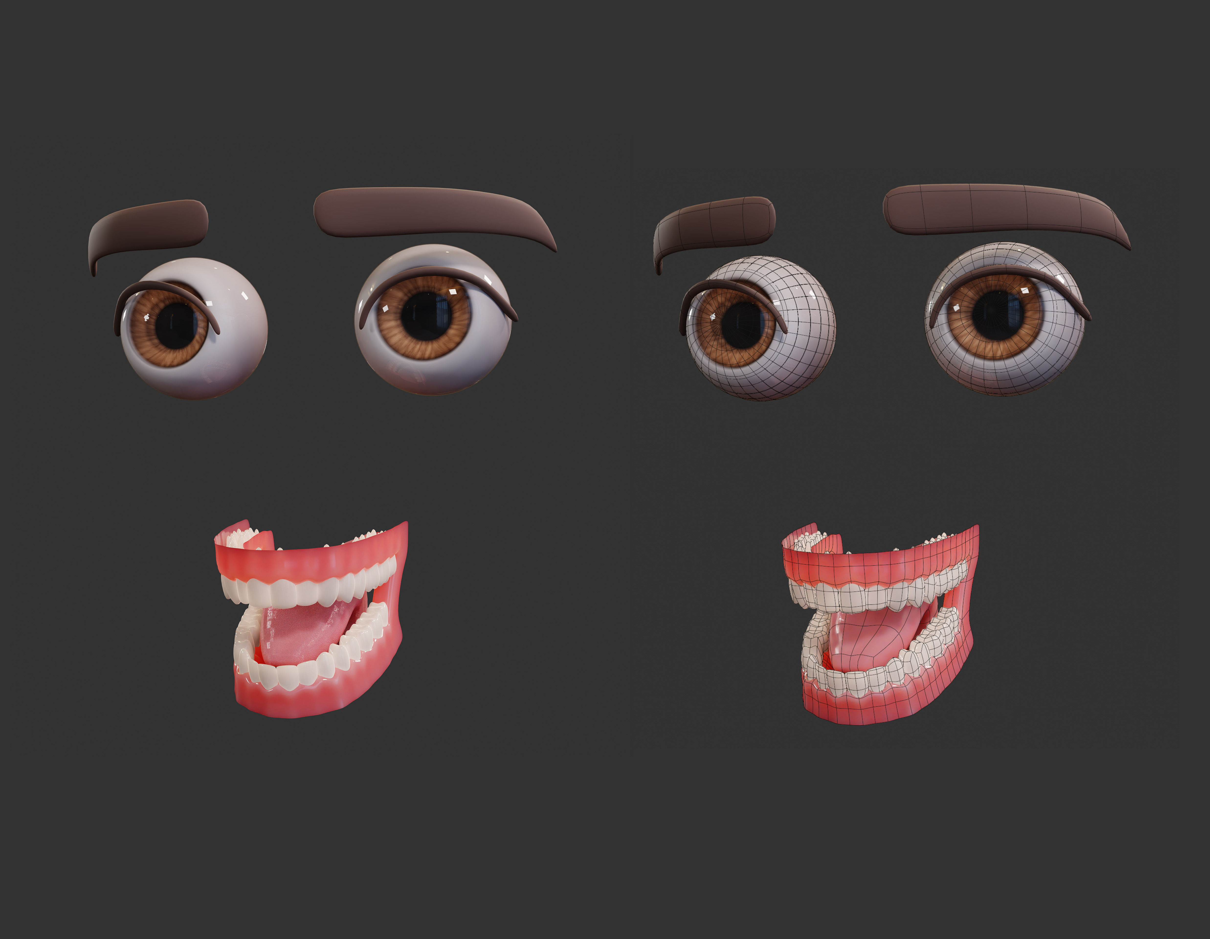 Stylized Character female male Base Mesh 3D model 3D model | CGTrader