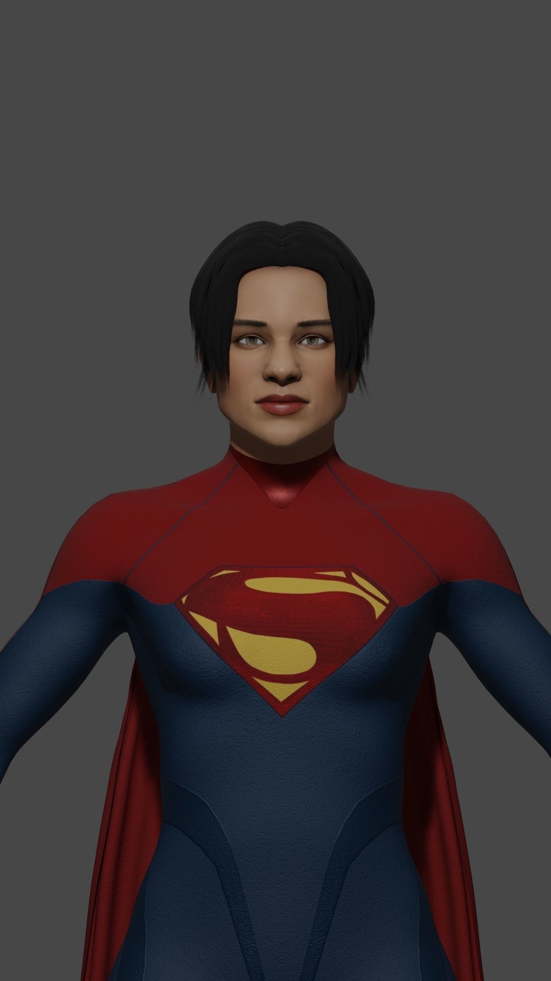 3D model Supergirl Sasha Calle VR / AR / low-poly | CGTrader