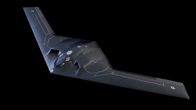 3D model B-21 Raider Concept American strategic bomber VR / AR / low ...