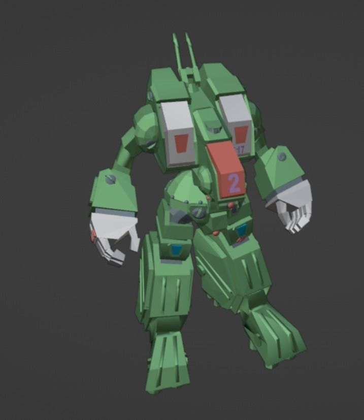 MBR 07 MK II DESTROID SPARTAN-ROBOTECH 3D model | CGTrader