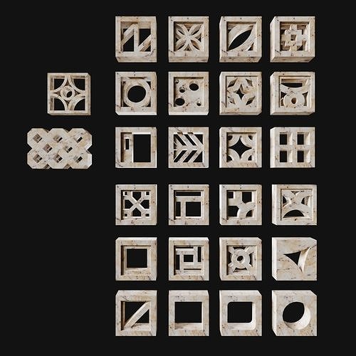 Decorative Concrete Bricks