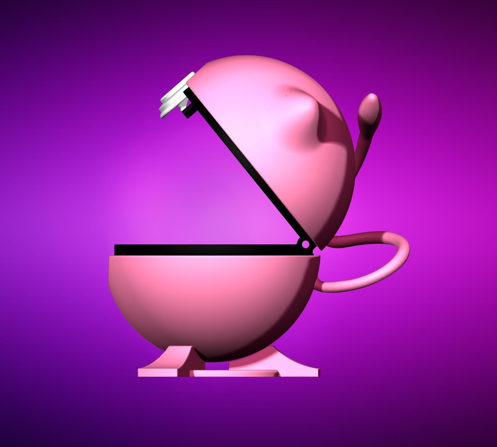 Pokeball Mew Functional Pokemon 3D model 3D printable | CGTrader