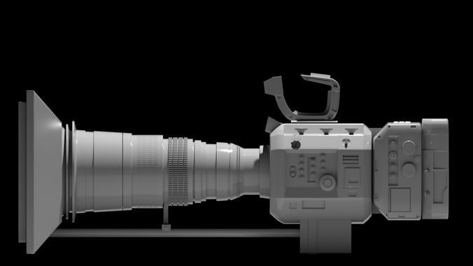 modern camera free 3D model | CGTrader