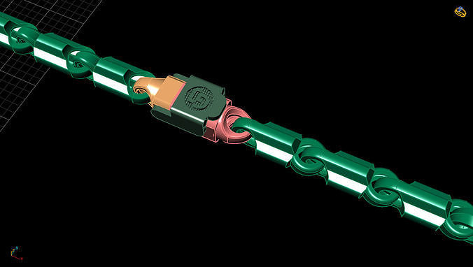 NECKLACE gold jewelry 3D model 3D printable | CGTrader