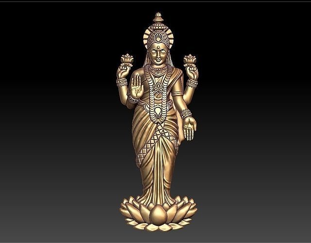 STANDING LAKSHMI PENDENT 3D model 3D printable | CGTrader