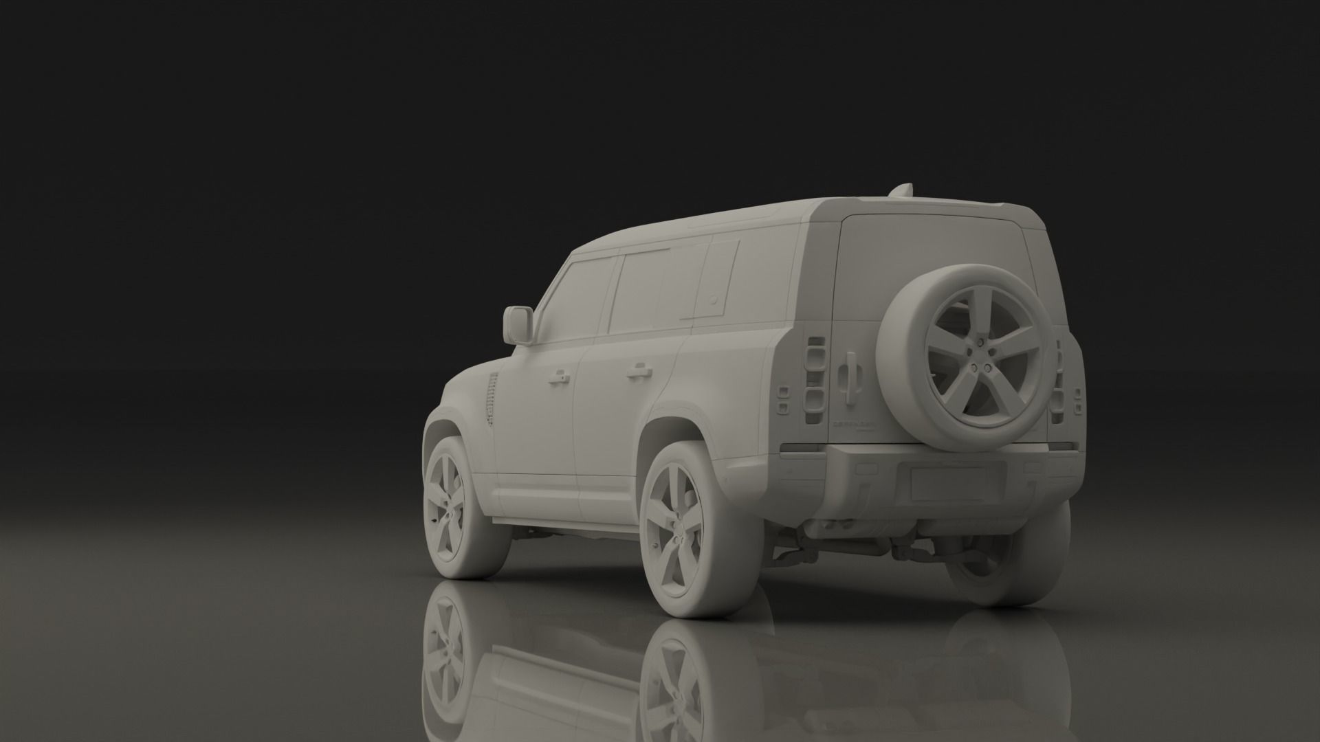 Land Rover Defender 110 3D model rigged | CGTrader
