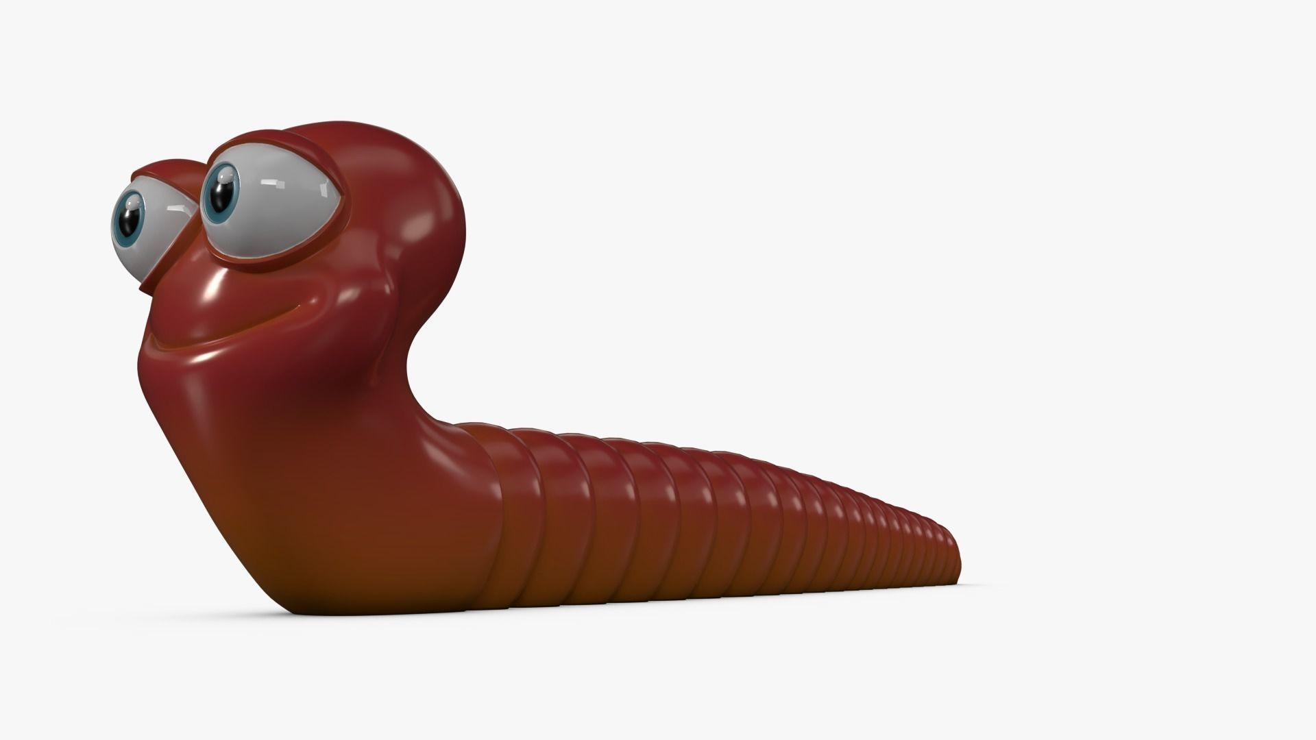 Articulated Worm free 3D model 3D printable | CGTrader