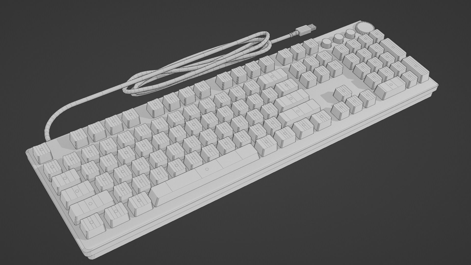 Razer Huntsman V2 Mechanical Keyboard 3D model | CGTrader