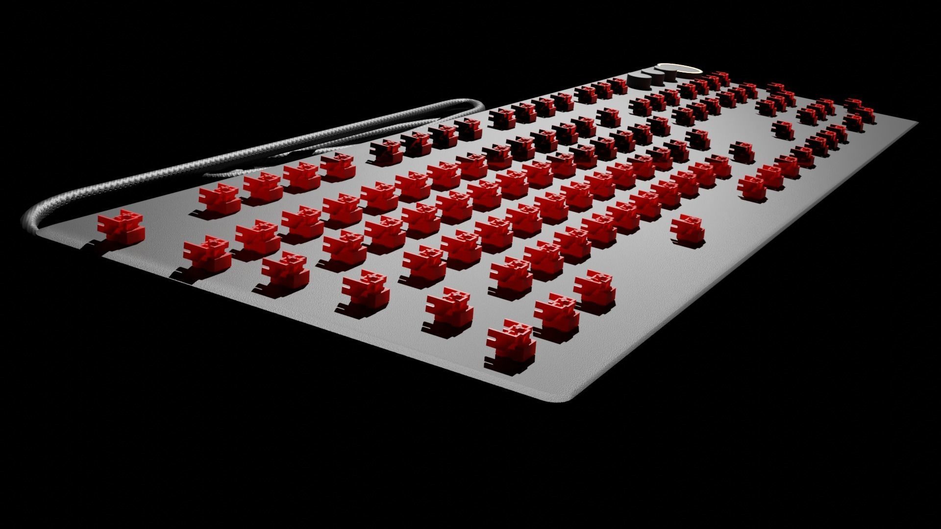 Razer Huntsman V2 Mechanical Keyboard 3D model | CGTrader