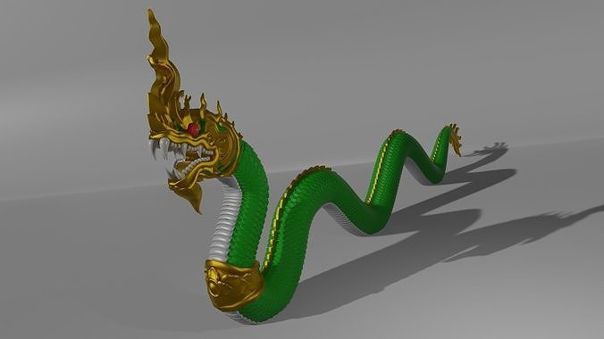 Naga thai 3D model | CGTrader