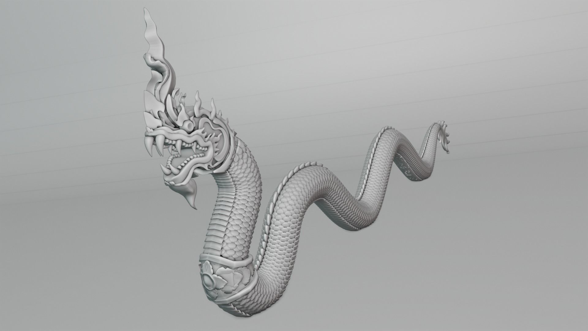 Naga thai 3D model | CGTrader