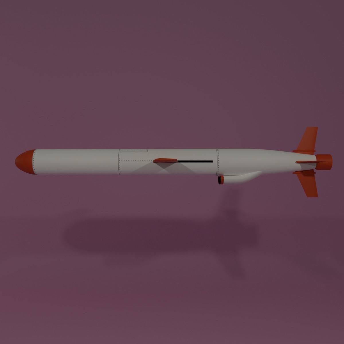 Tomahawk Cruise Missile BGM-109 3D model | CGTrader