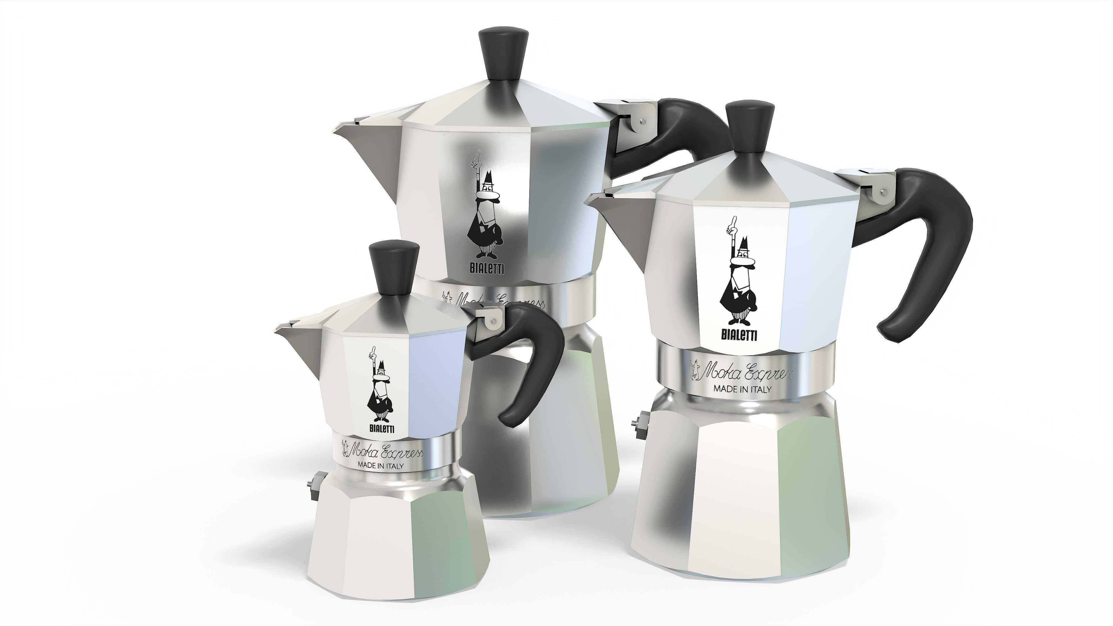 3D model Bialetti Moka Express VR / AR / low-poly | CGTrader