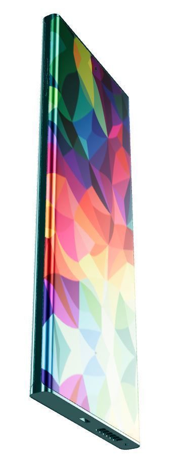 turquoise phone 3D model | CGTrader