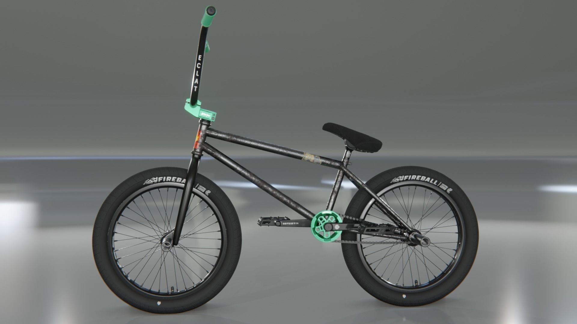 Realistic BMX Bike Bicycle BSD CULT ODYSSEY Street Dirt Skate free 3D ...
