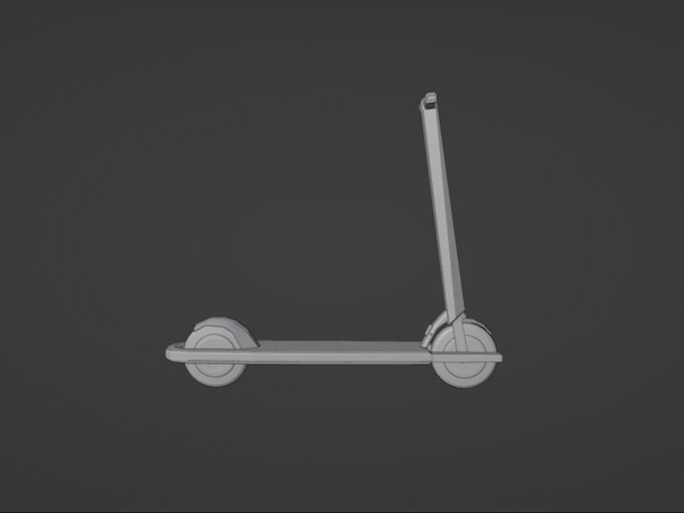 Scooter 001 3D model | CGTrader