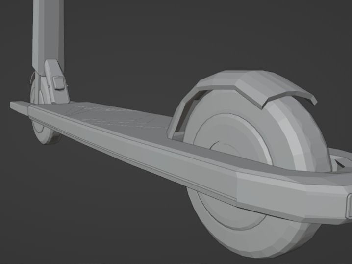 Scooter 001 3D model | CGTrader