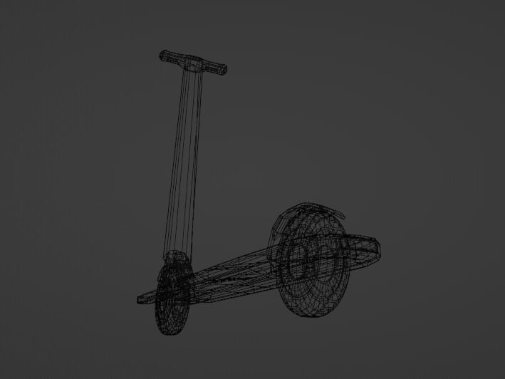 Scooter 001 3D model | CGTrader
