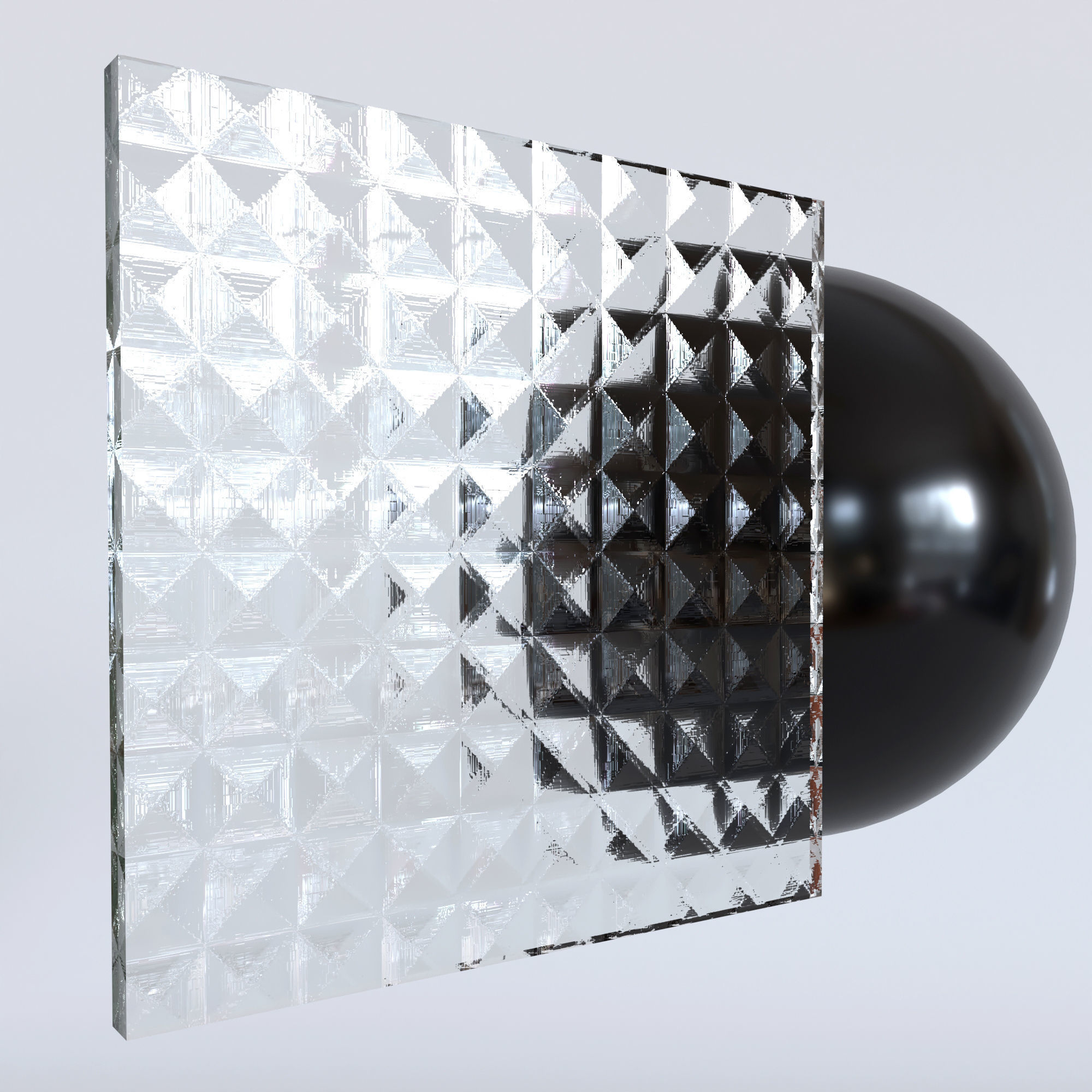 Fluted Glass Texture | CGTrader