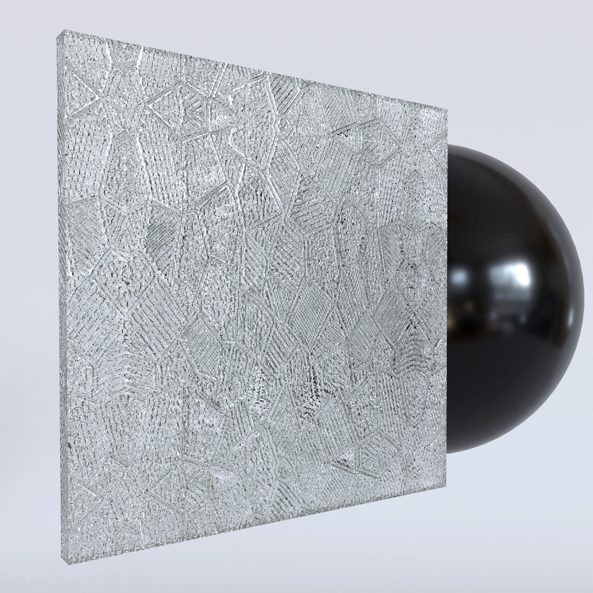 Fluted Glass Texture | CGTrader