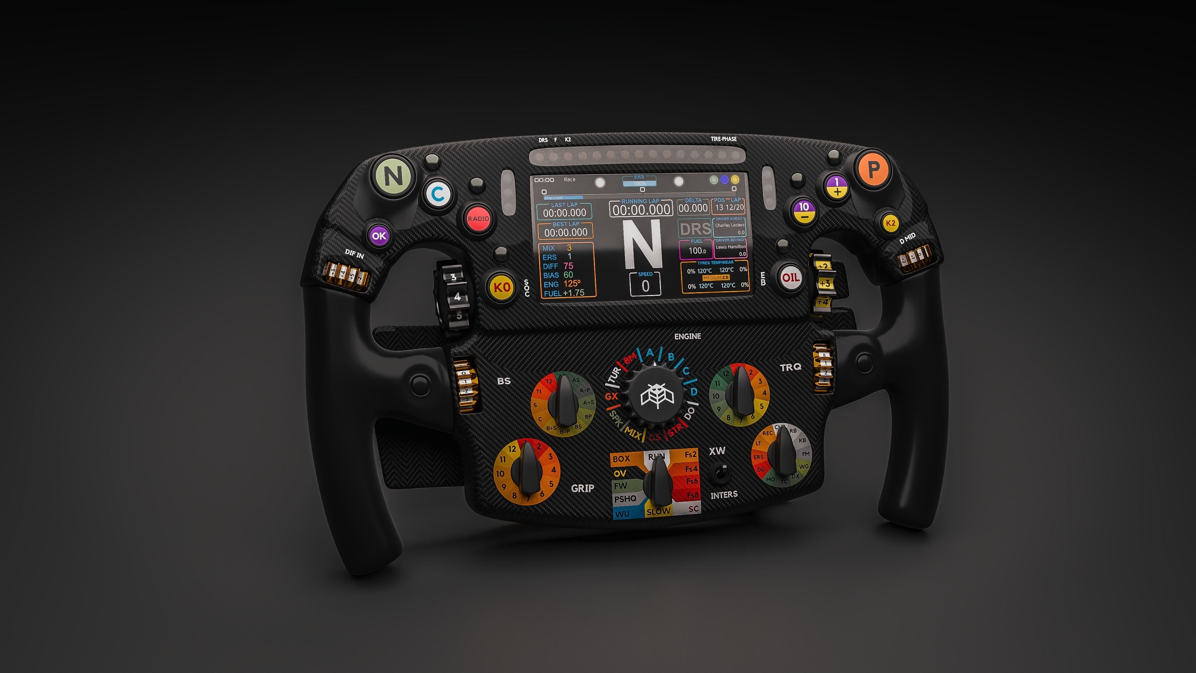 F1 Steering Wheel free 3D model | CGTrader