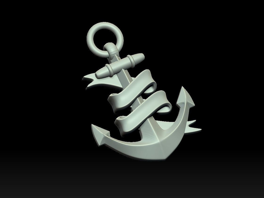 ANCHOR 3D model 3D printable | CGTrader